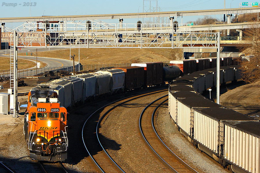 Southbound BNSF Transfer Train